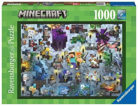 Rompecabezas Ravensburger Minecraft 1000 Piezas Bodega Aurrera En Línea