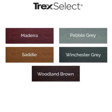 Trex Select Decking Color Chart