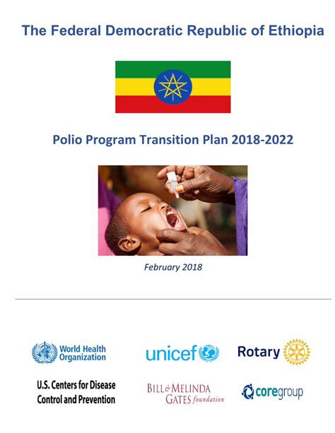 Pdf Polio Program Transition Plan 2018 2022