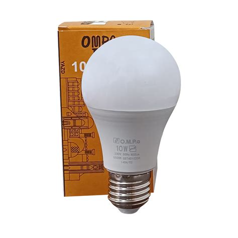 لامپ Led حبابی 10 وات E27 آفتابی امید پدیده