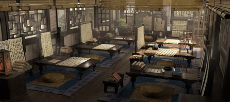 Artstation 古代私塾