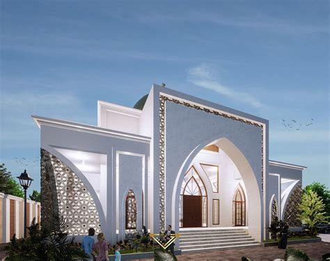Al Ikhlas Mosque East Java Indonesia On Behance Mosque Design Islamic Architecture Mosque