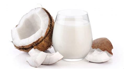 White Liquid Coconut Milk For Asian Cuisines Drinking Purity 99 9