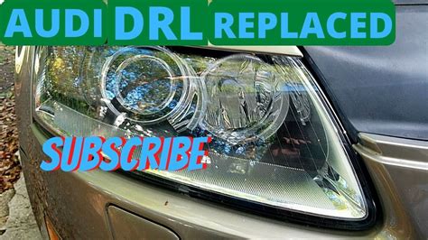 Audi A6 C6 Daytime Running Light Replacement How To Drl Replacement