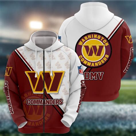 Washington Commanders Logo 3d Clothing Nousty