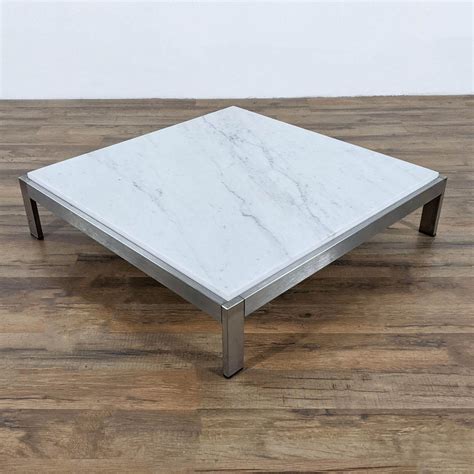 Design Within Reach Marble Top Coffee Table Aptdeco