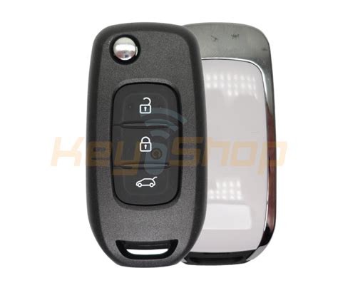 2016 Renault Kadjar Flip Remote Key Id4a 3 Buttons Va2 433mhz