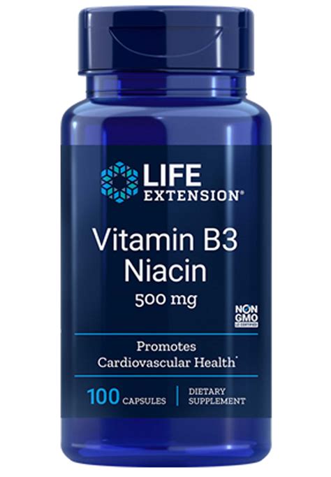 Life Extension Vitamin B3 Niacin Supplement First