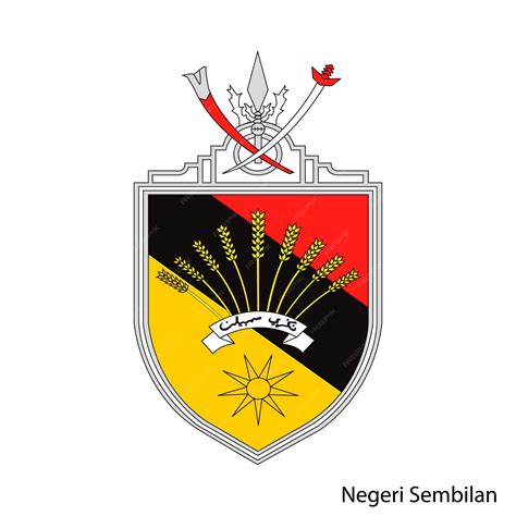 Premium Vector Coat Of Arms Of Negeri Sembilan Is A Malaysian Region