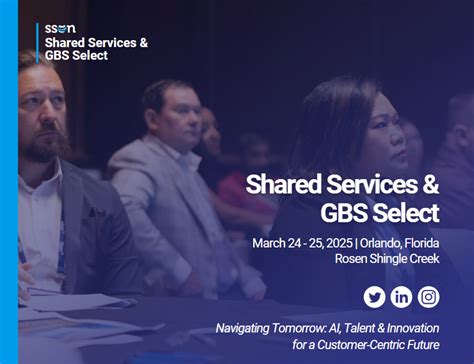 Event Guide Shared Services And Gbs March 2025 Shared