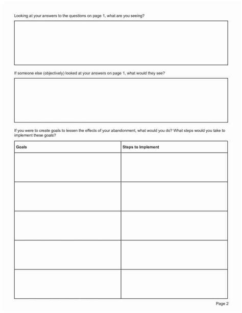 Abandonment Worksheet Editable Fillable Printable Pdf