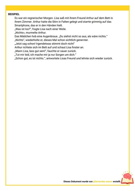 Innerer Monolog Schreiben Beispieltexte Übungen And Formulierungshilfen