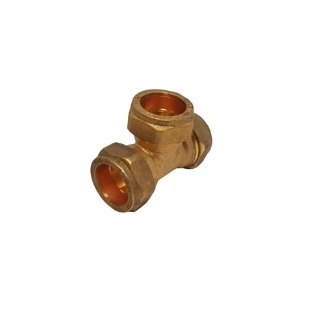 Compression Brass Equal Tee Various Sizes K9 Plumbing Supplies