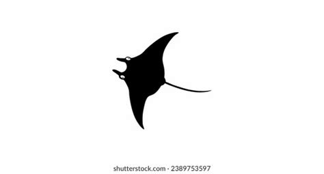 Stingray Vector Design On White Background Stock Vector Royalty Free