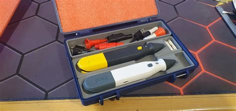 Pokit Pro Inserts With Parts Bin Inside Rugged Box Parametic By Wanago