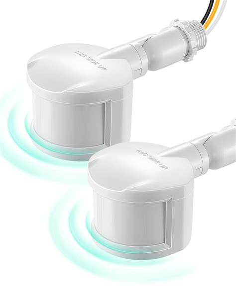 Edishine 2 Pack Motion Sensor 180 Degree Replacement