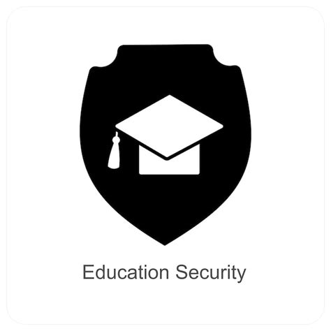 Premium Vector Education Security And Protection Icon Concept