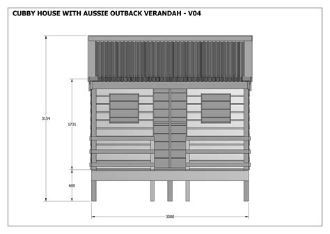 Cubby House Plans How To Build A Cubby House Base With Sle