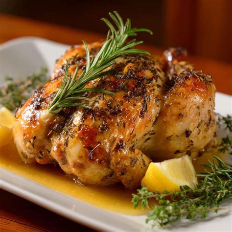 Herb Roasted Cornish Hen Recipe Garlic Herb Butter Digital Download