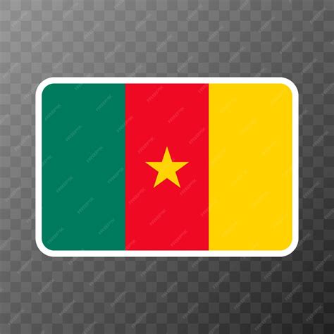 Premium Vector Cameroon Flag Official Colors And Proportion Vector Illustration