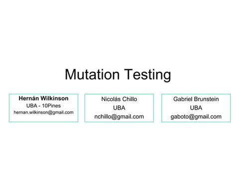 Mutation Testing Pptx