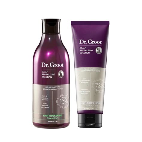 Dr Groot Thickening Shampoo And Conditioner Set For Hair