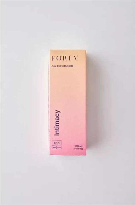 Foria Intimacy Cbd Sex Oil Urban Outfitters