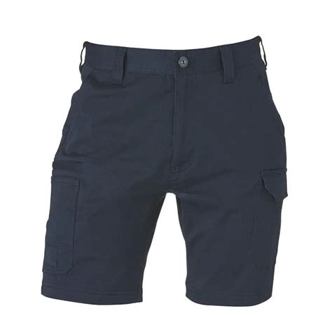 Eleven Workwear Cargo Stretch Work Short Navy Rsea Safety Outlet