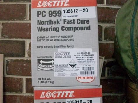 Loctite Nordbak Pc9599 Thixotropic Epoxy Paste 2 7kg Kit Building Materials Gumtree