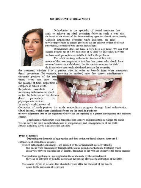 Comprehensive Guide To Orthodontic Treatment Pdf Orthodontics