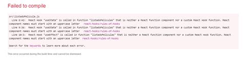 Javascript Error Al Utilizar Hooks En React Stack Overflow En Español