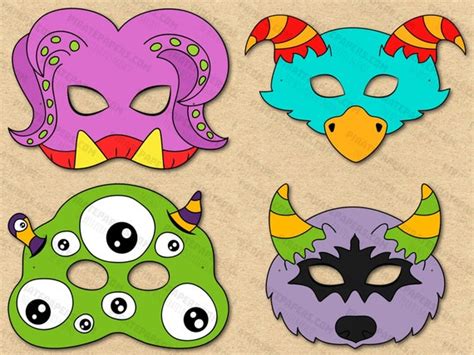 Caras De Monstruos Para Halloween Para Imprimir 15 Ideas De Caras De