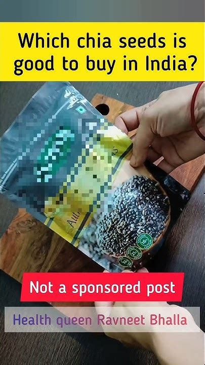Best Chia Seeds Brand In India Shortsfeed Youtube