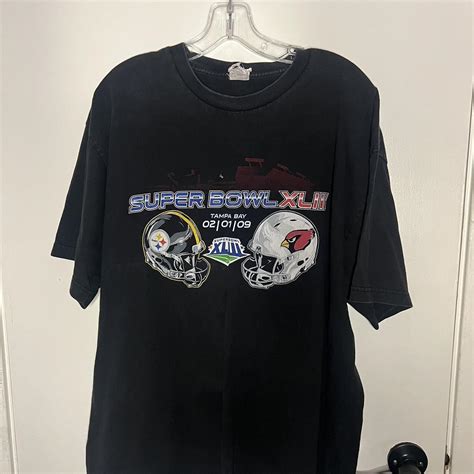 Nfl Super Bowl Xliii Steelers Cardinals 2009 Shirt Xl Depop