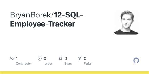 Github Bryanborek12 Sql Employee Tracker