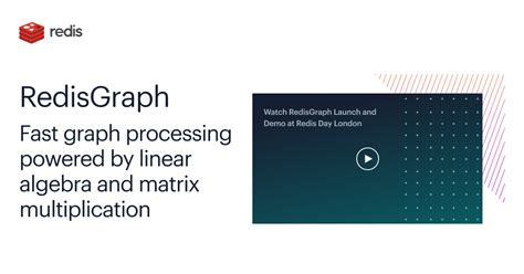 RedisGraph A NoSQL Graph Database Module For Redis