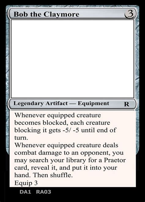 Bob The Claymore — Rulings Legalities And Similar Cards Mtgassist