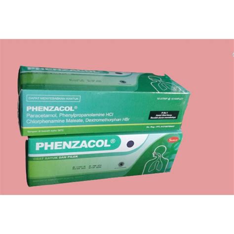Jual Phenzacol Tablet Per Box Isi 100 Strip Indonesiashopee Indonesia