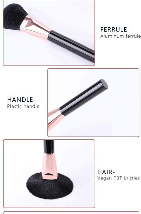 Wholesale 5pcs Vegan Mini Brush Set