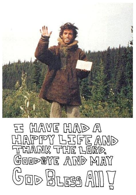 Chris Mccandless Journal Quotes Quotesgram