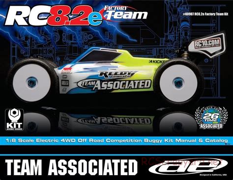 Team Associated Manual Rc82e Factory Team 80907 • Rcscrapyard