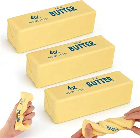 Butter Squishy 3 Pcs 2026 New Slow Rising Butter Squeeze
