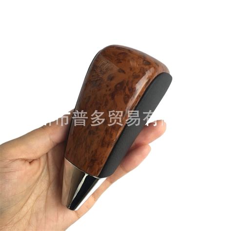 Replacement Automatic Gear Shift Knob Shifter Lever With Wood Grain For