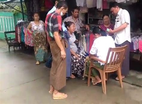 မရမ်းကုန်းမြို့နယ် ပြည်သူများရှိရာ နေအိမ်များ၊ စျေးများသို့ မဲစာရင်း