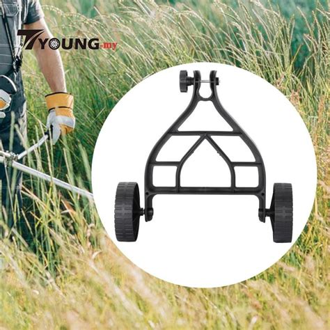 Available String Trimmer Support Wheels Convenient Mower Support