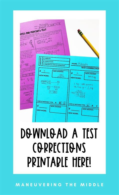 Chart Correction Template