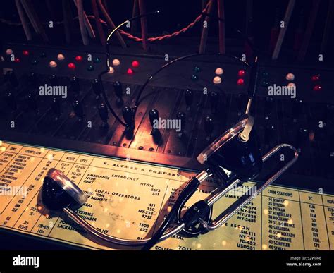 Headset Add A 1950s Vintage Switchboard Operator Station Usa Stock