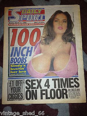 Sunday Sport 13 Mar 1995 Cindy Fulsom Nicole Simmons Judi Jaeger Zoe