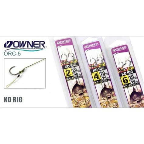 Owner Kd Rig Куки с повод Fish24bg