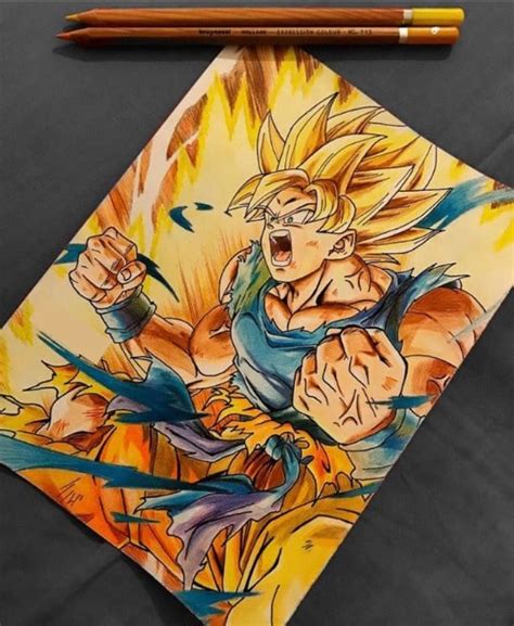Aprenda Como Desenhar O Goku Super Sayajin Jusbrasil